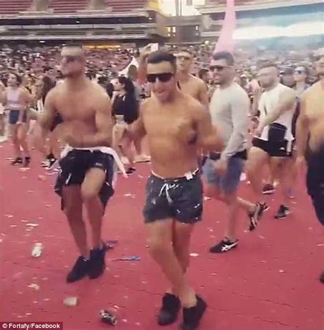 Shirtless Men At Stereosonic Get The Crowd S Attention With Their Dance