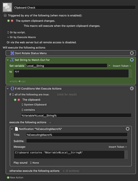 Trigger Macro When System Clipboard Changes And New Clipboard Item