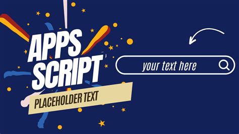 Apps Script For Placeholder Text