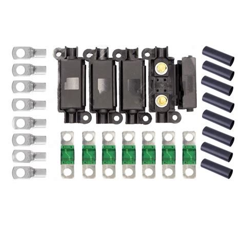 Midi Fuse Kit 4 Ans Holder 8 X 20 200 Amp Fuses To Suit Redarc Bcdc Dual Battery Color 60a