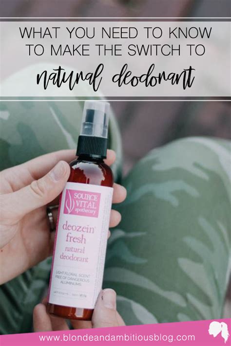 What You Need To Know To Make The Switch To Natural Deodorant Taylor