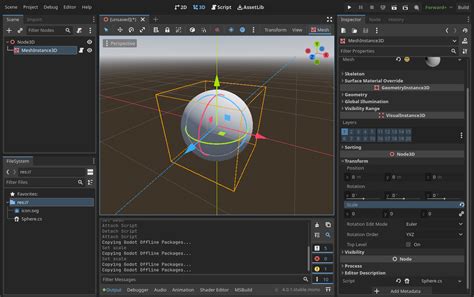 C Exporting A Variable Called Scale Locks The Scale Of The Node3D