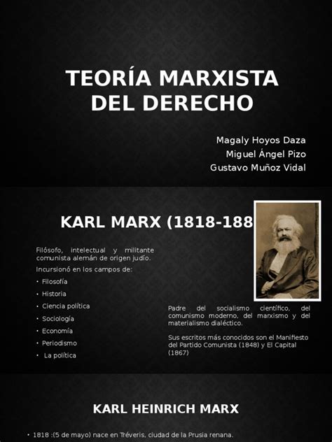 Teoría Marxista Del Derecho Pdf Karl Marx Friedrich Engels