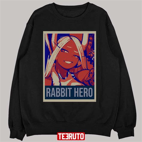 Rabbit Hero Mirko Boku My Hero Academia Poster Athletic Figure Unisex T
