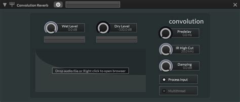 Hise Audio Modules Convolution Reverb