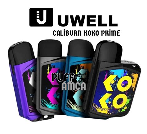 Uwell Caliburn Koko Prime Pod Kit Puffamca Sipariş Ver