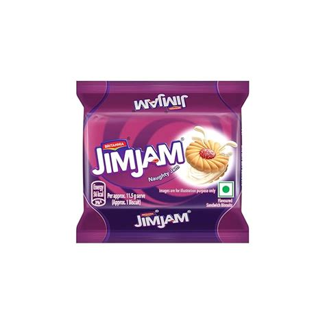 Britannia Jimjam Biscuit 138g Roopsi Mega Mart