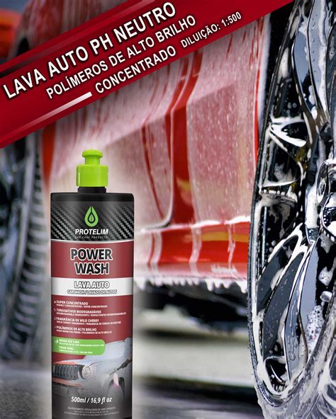 Protelim Shampoo Power Wash 500ml Concentrado 1 400