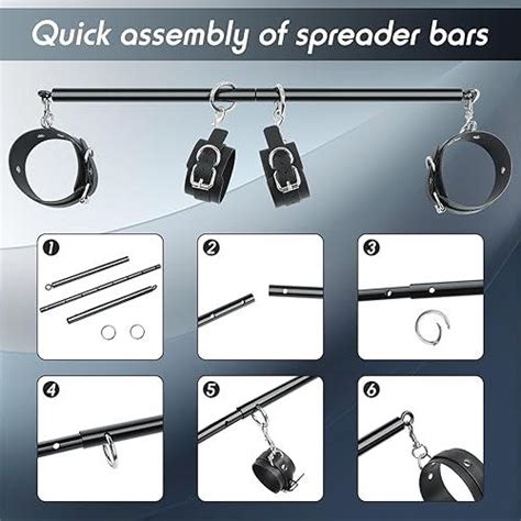 Spreader Bar Bondage Restraints Bdsm Kit Couples Sex Toys Adult Sex