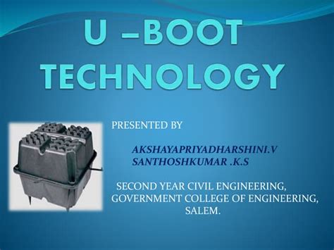 U Boot Technology Pptx