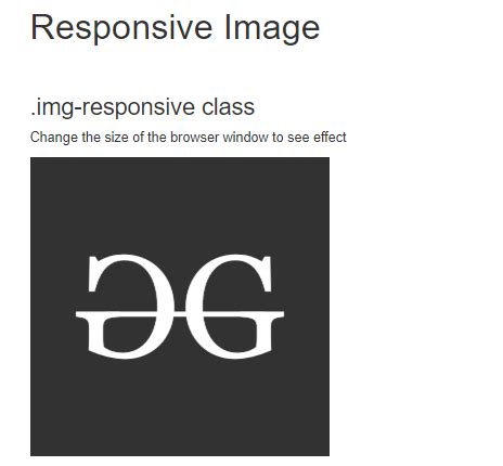 Responsive Images In Bootstrap With Examples Geeksforgeeks