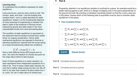 Solved Learning Goal To Understand The Conditions Necessary Chegg