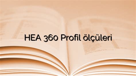 Hea 360 Profil ölçüleri Kazan Sacı