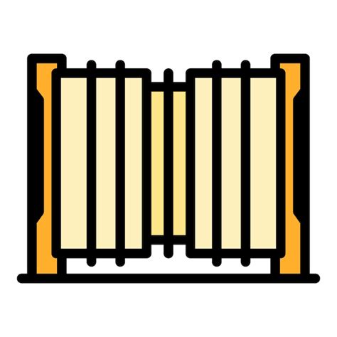 Premium Vector Access Automatic Gate Icon Outline Access Automatic