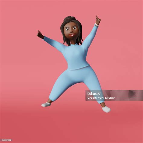 실행 아프리카 계 미국인 신체 긍정적 인 여성 3d 렌더링 캐릭터 다인종 플러스 크기 다양한 과체중 소녀 스포츠 아이에 대한 스톡 사진 및 기타 이미지 Istock