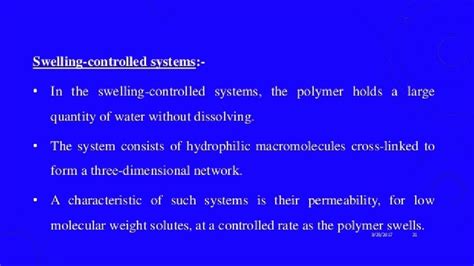 Solvent Diffusion And Chemically Controlled Drug Release System