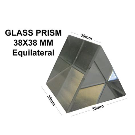 38mm Equilateral Optical Glass Triangular Prism Funpluslearn