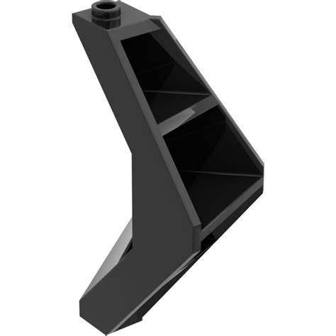 Lego Black Panel 4 X 4 X 6 Outward Sloping Corner 4737 Brick Owl
