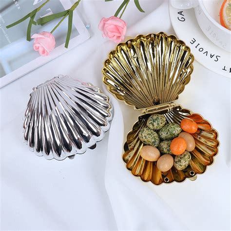 1pcs Shell Wedding Favor Box Wedding Candy Box Cas Vicedeal