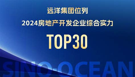 远洋集团位列“2024房地产开发企业综合实力”top30财富号东方财富网