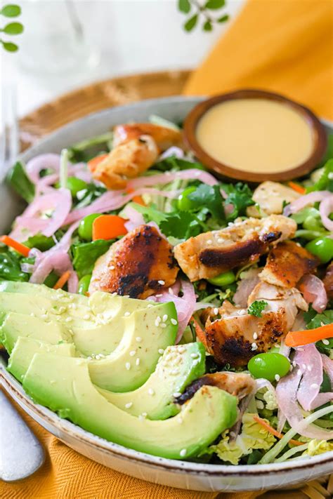 Citrus Asian Crunch Salad With Chicken Panera Copycat Recipe