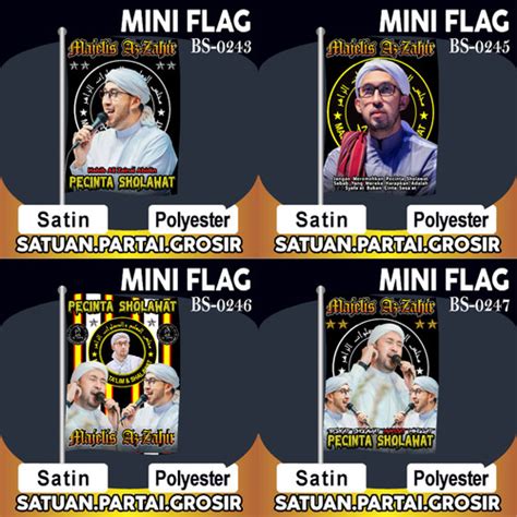 Jual BENDERA SYEKHERMANIA V BENDERA PECINTA SHOLAWAT MAJELIS AZ ZAHIR