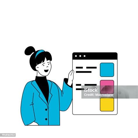 Konsep Pengembangan Desain Dengan Orangorang Kartun Dalam Desain Datar