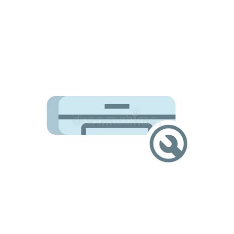 Air Conditioner Broken Icon Stock Vector Illustration Of Climate