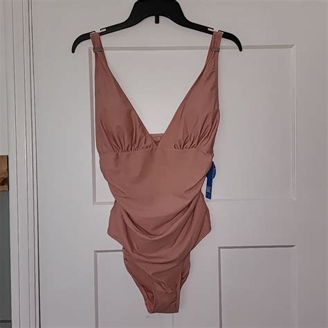Nwt Cupshe Blissed One Piece Swimsuit Light Pink Large