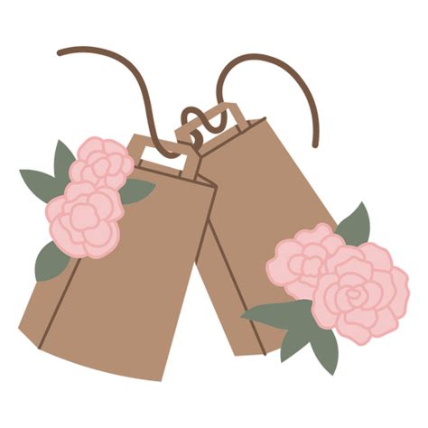 Diseños PNG de bolso con flores para camisetas Merch