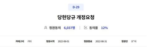사법리스크 李구하기기소시 직무정지 당헌 개정 청원 파이낸셜뉴스