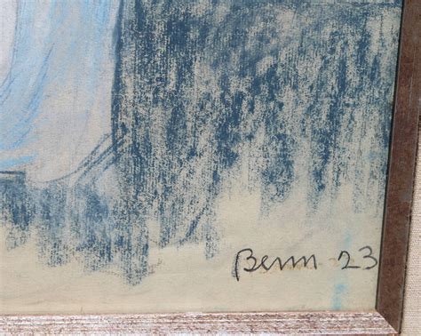 Ben Benn Desnudo Sentado Dibujo Al Pastel Sobre Papel De Ben Benn En
