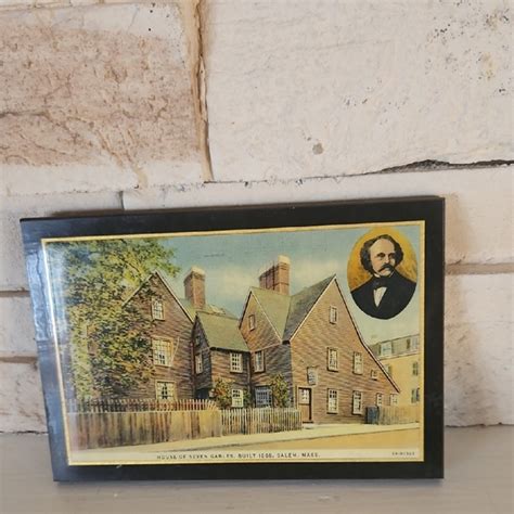 Pyroglass Art Vintage House Of Seven Gables Pyroglass Art Glass