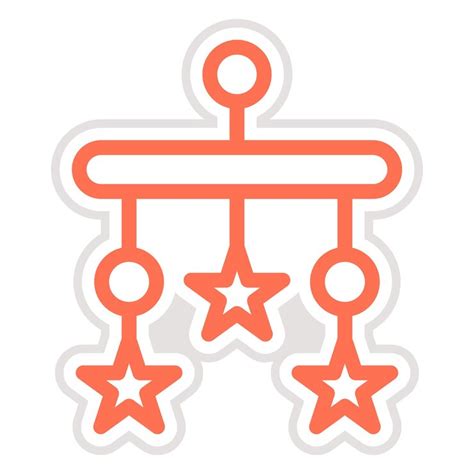 Premium Vector Crib Toy Vector Icon Design Illustration