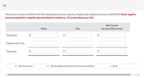 Solved Prepare An Incremental Analysis Showing Whether The