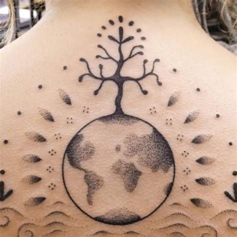 Beautiful Earth Tattoo Ideas For Nature Lovers Tattoo Glee
