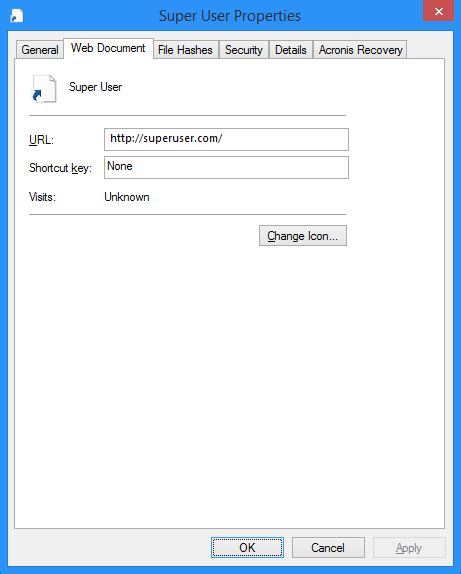 Windows 81 What Makes Internet Shortcut Files Special Super User