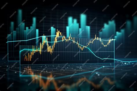Premium Ai Image Stock Chart Market Candlestick Financial Analysis