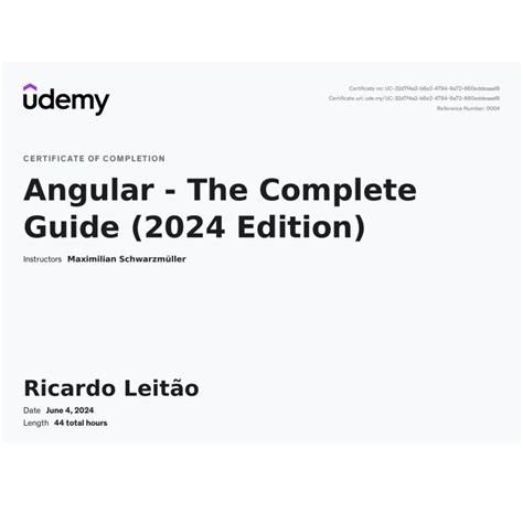 Sharing My Most Recently Completed Udemy Course From Maximilian Schwarzmüller About The