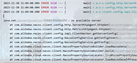 NACOS SocketTimeoutException HttpGet CurrentServerAddr