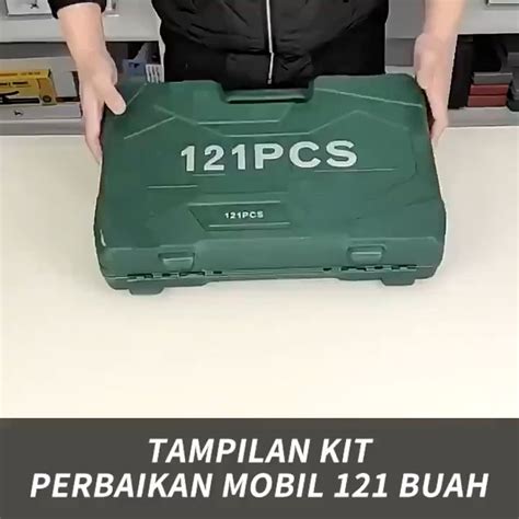 ISKU Kunci Shock Set 121pcs 72gigi Toolkit Set Kunci Shock 1 Set