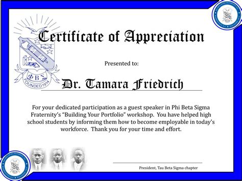 Toastmasters Certificate Of Appreciation Template