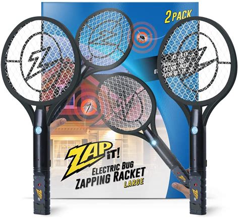 Zap It Bug Zapper Rechargeable Bug Zapper Racket 4 000 Volt Usb Cha — Kate Minimalist