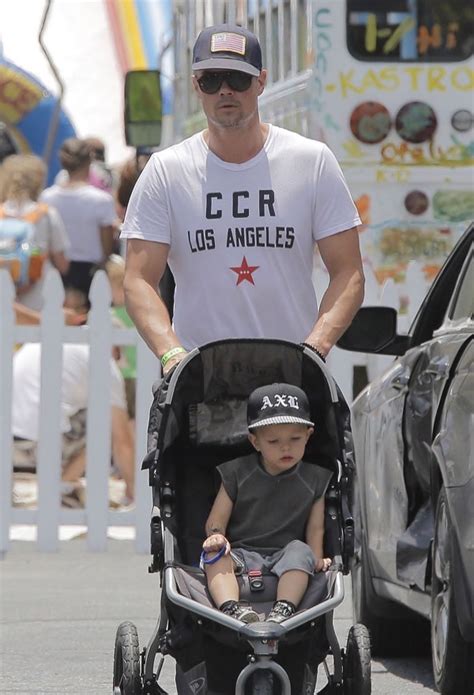 Josh Duhamel Axl Father Son Day At The Fair Celeb Baby Laundry