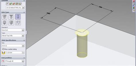 Solidworks Tip Heli Coil Tap Drills Ricky Jordans Blog