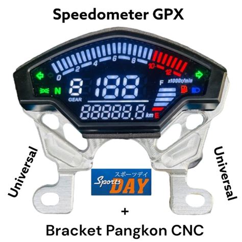 Jual Speedometer Spidometer Spido Gpx Full Digital Universal Shopee