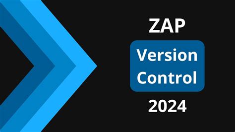 Version Control ZAP Tutorial 2024 2025 YouTube