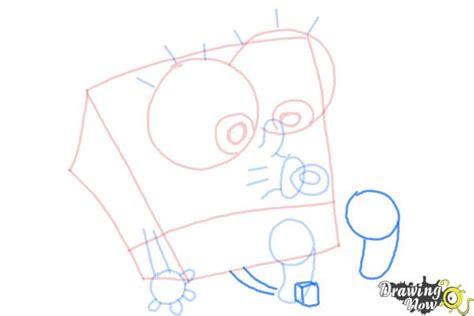 How To Draw Baby Spongebob Squarepants DrawingNow
