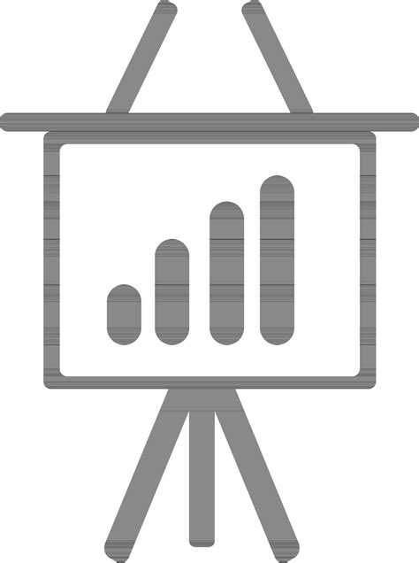 Graph Presenting On Board Vector Art At Vecteezy