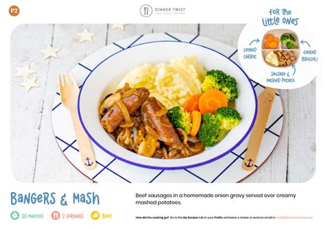 Bangers And Mash Dinner Twist